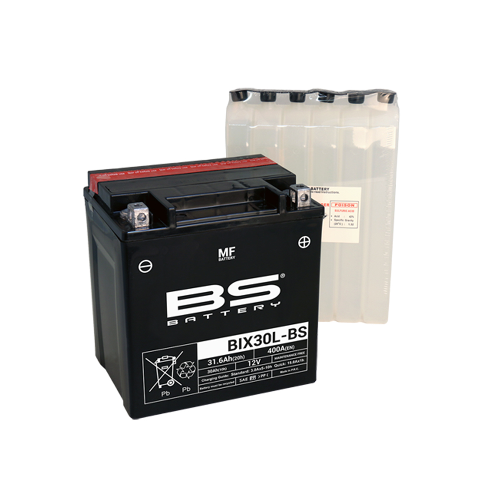 BS akumulator BIX30L-BS 12V 30Ah 400A gel desni plus (165x125x175)
