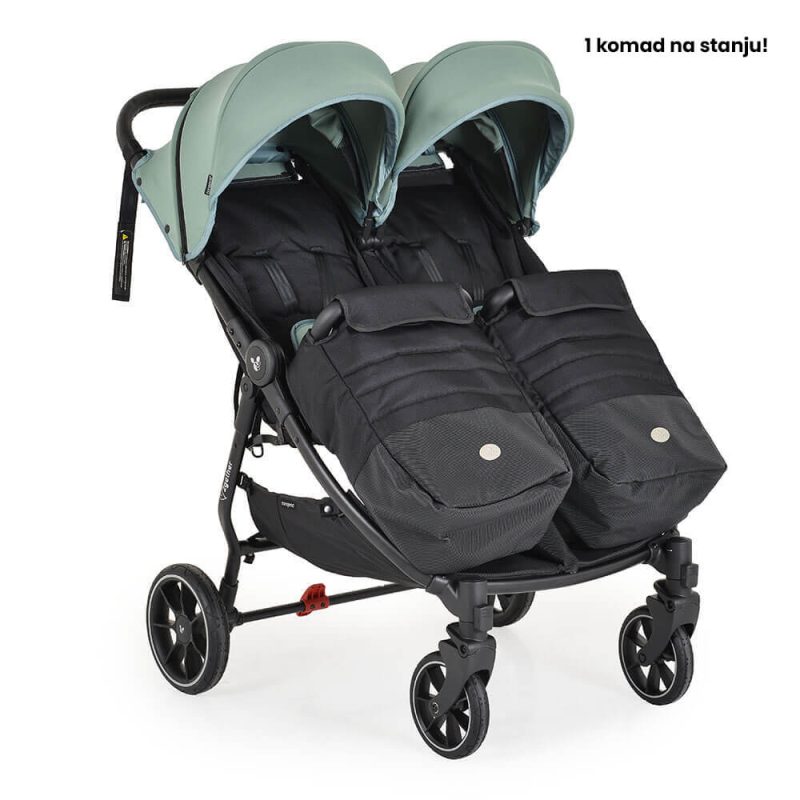 Cangaroo Kolica za blizance 2Gether – Iceberg Green