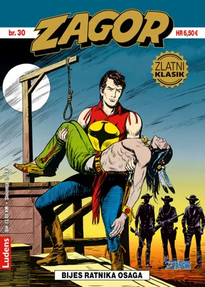 Ludens Zagor zlatni klasik 30 korica D - Bijes ratnika Osaga