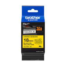 BROTHER Lam traka18 mm crno žuto STRONG TZES641