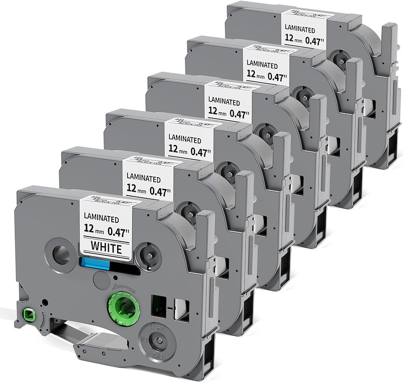 BROTHER L traka 12 mm pink mat belo TZEMQP35