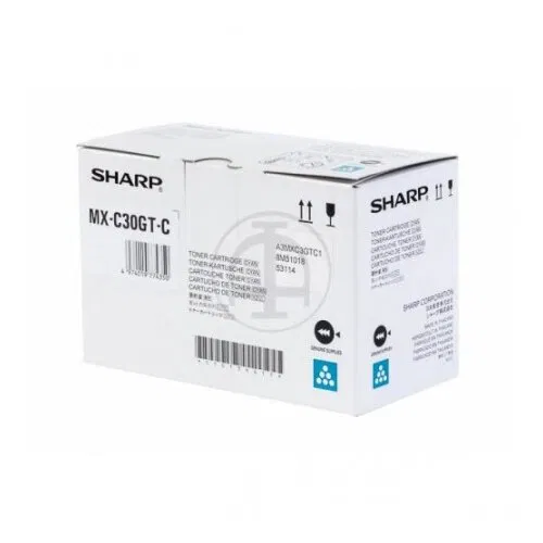 SHARP toner kertridž plavi MXC30GTC