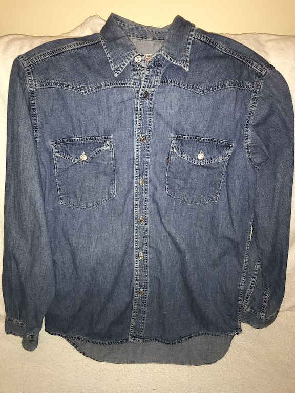 Košulja Na duge rukave, XL, L, LeviS, bоја - Tamnoplava, Teksas