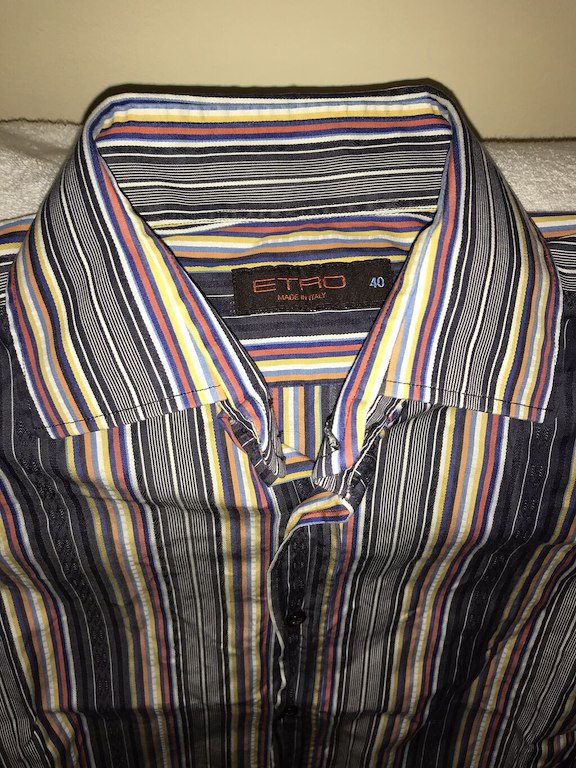 Original ETRO Milano kosulja 40 100% cotton Made in Italy CENA JEDNOG