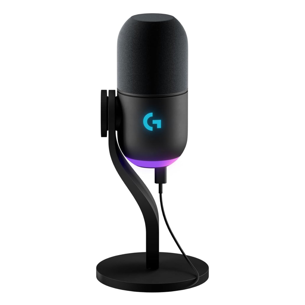LOGITECH G Yeti GX RGB Gaming Microphone - LIGHTSYNC - BLACK - USB
