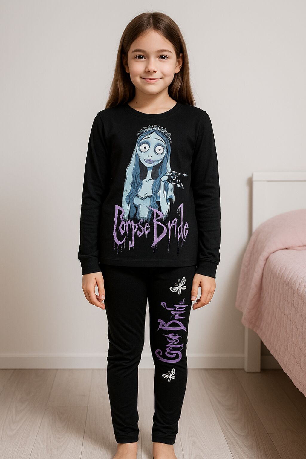 Corpse Bride decija pidzama - set br.134-140 NOVO Pidzama set za