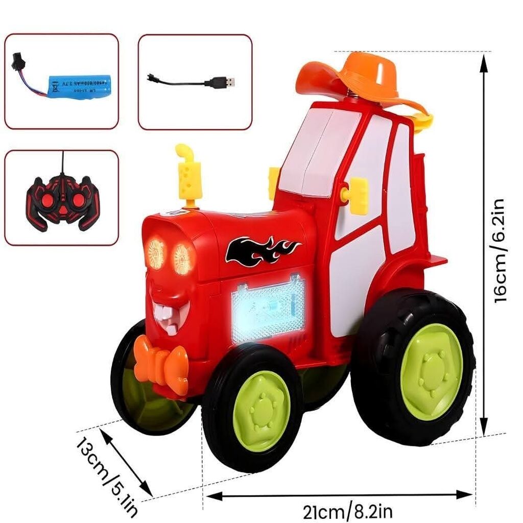 Traktor na daljinsko upravljanje koji pleše je prava stvar! Ova