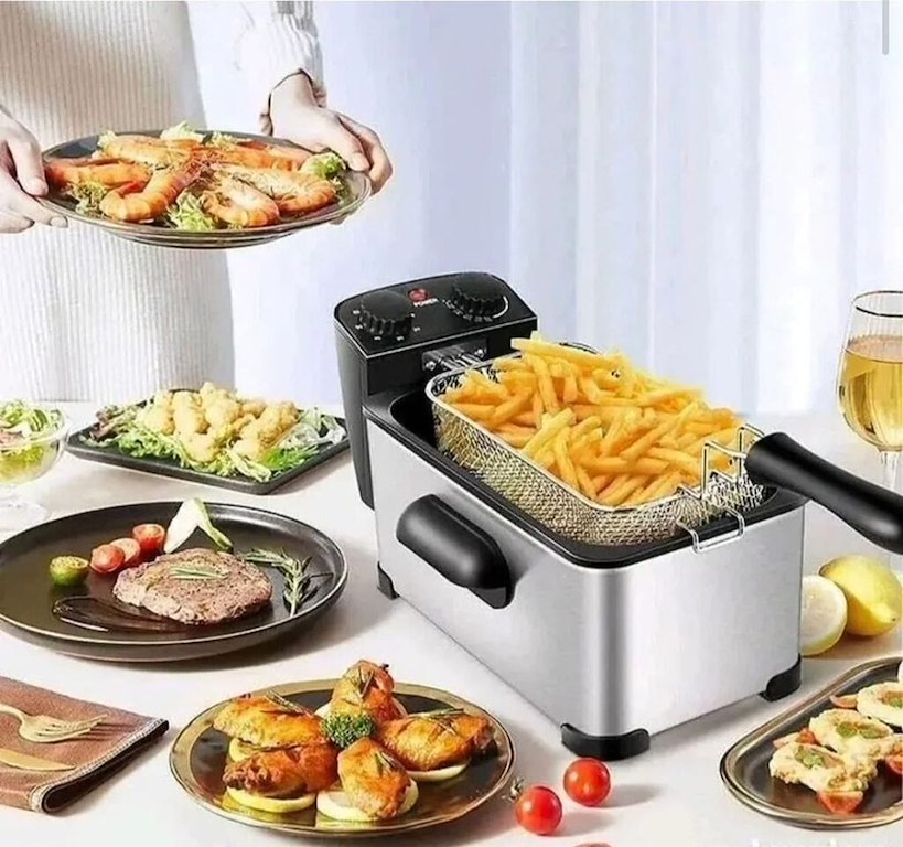 Sokany HD-3302 duboki friteza – 3.5 L - Snaga: 2000 W za brzo