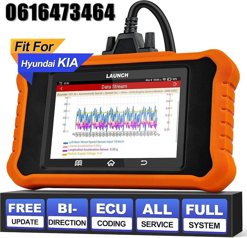 Novo - Launch Creader Elite V2.0 OBD2 Kia, Hyundai, Genesis Potpuna