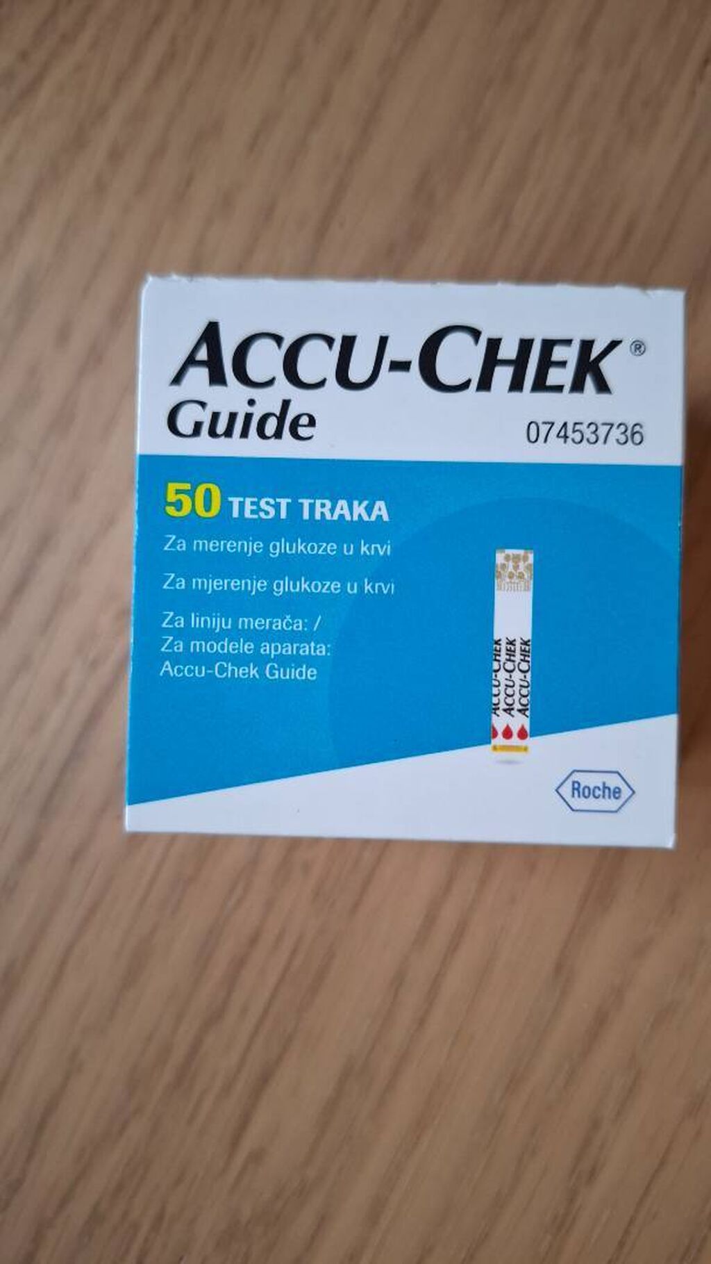Accu Chek Guide tračice za merenje nivoa šećera u krvi. Neotvirene