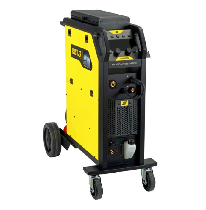 ESAB aparat za varenje MIG MAG RUSTLER EM 350Cw PRO SYNERGIC, CO2 350A, REL 320A - sa gorionikom 4m
