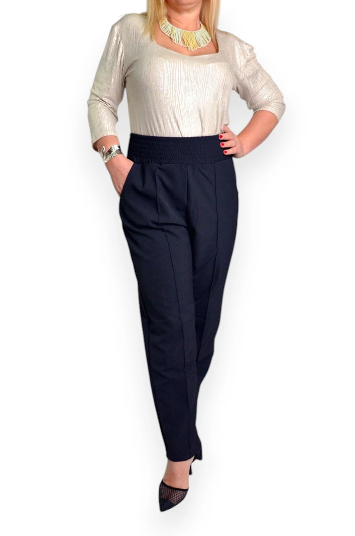 Pantalone LUCIA Cigaret Plus-Size – crna