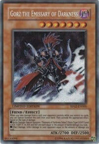 Gorz the Emissary of Darkness - RP02-EN000 - Secret Rare Limited Edition