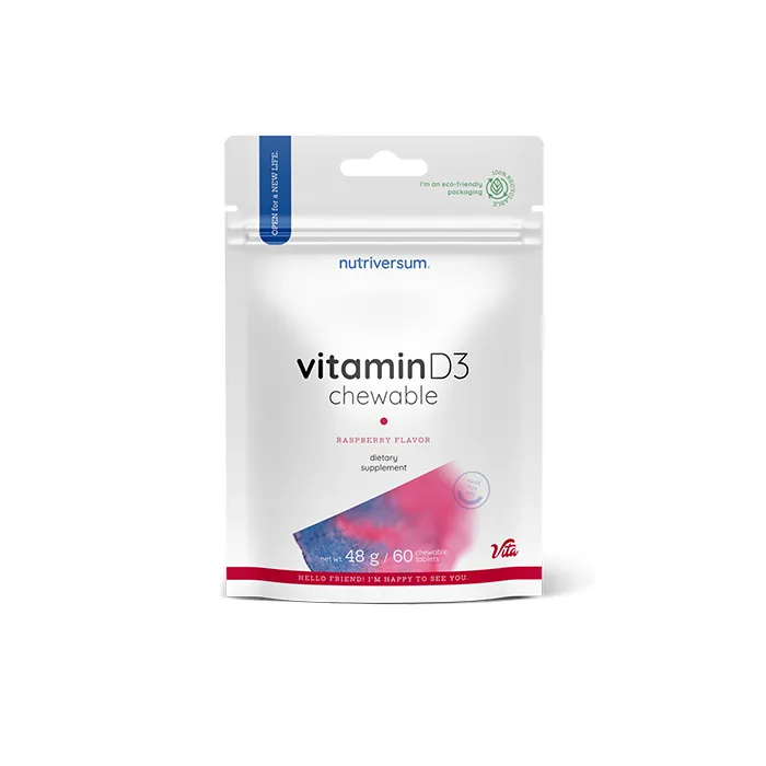 Nutriversum Vitamin D3 Chewable 60 tableta za žvakanje
