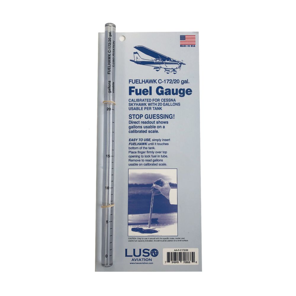 J-AIR - FUELHAWK - C172 - 20 Gallon Tank Fuel Stick