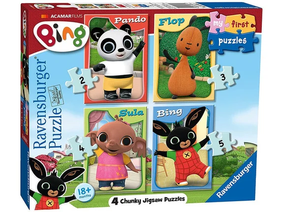Ravensburger Puzzle (slagalice) - Moje prve puzzle, 4 u 1