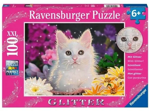 Ravensburger Puzzle (slagalice) - Mačka sa šljokicama