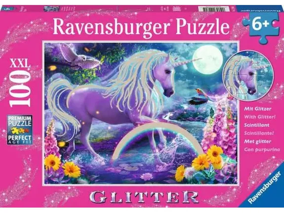 Ravensburger Puzzle (slagalice) - Jednorog u gliteru