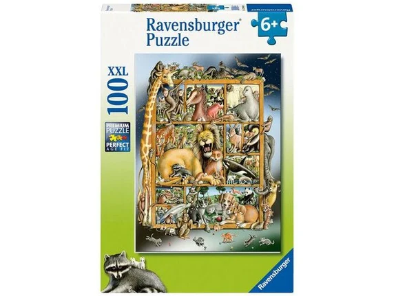 Ravensburger Puzzle (slagalice) - Životinje u regalu