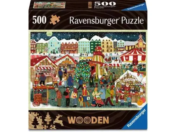 Ravensburger Puzzle (slagalice) - Božićna slagalica od drveta
