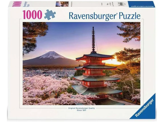 Ravensburger Puzzle (slagalice) - Pogled na cvet trešnje Fuji