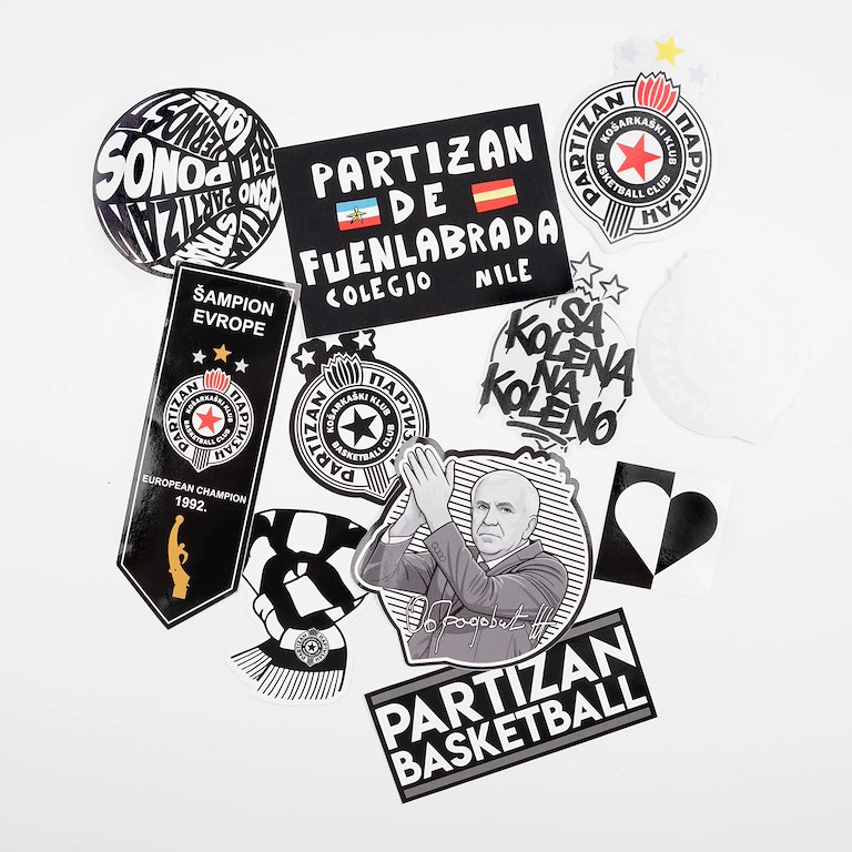 Sticker pack "KK Partizan"