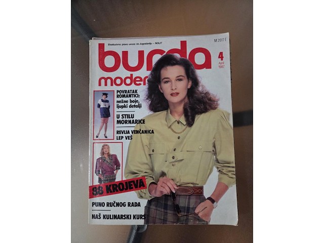 Burda - April 1987.