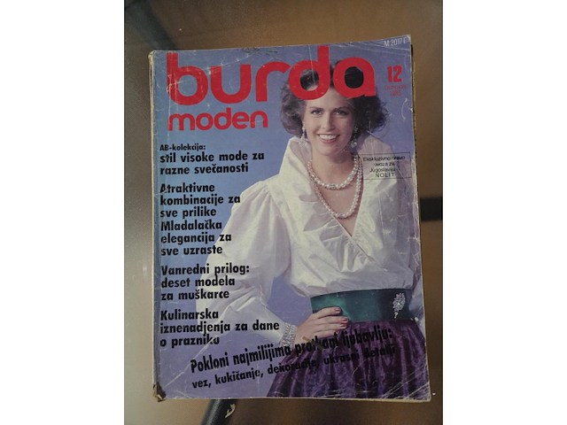 Burda - Decembar 1985.