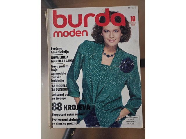 Burda - Oktobar 1985.