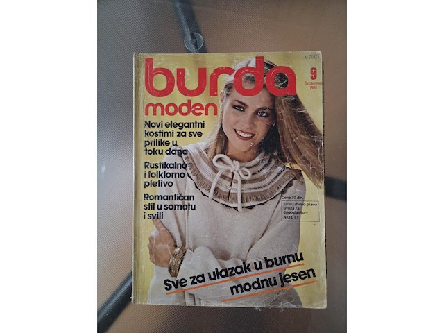 Burda - Septembar 1981.