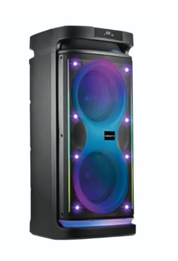 Zvucnik VolkanoX Paramount 8" VK-3140-BK 80W Bluetooth,usb crni