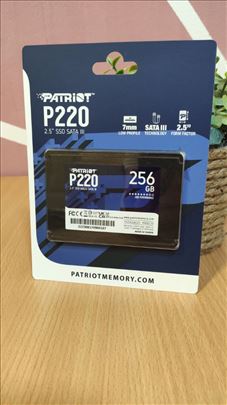 SSD Patriot P220 - 256Gb 550 - 490Mb/s garancija