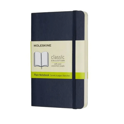 Rokovnik Moleskine Sapphire blue mek povez čist list PKT
