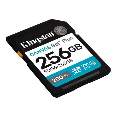Micro SD Card 256GB Kingston SDG4/256GB class 10 200Mbs/160Mbs