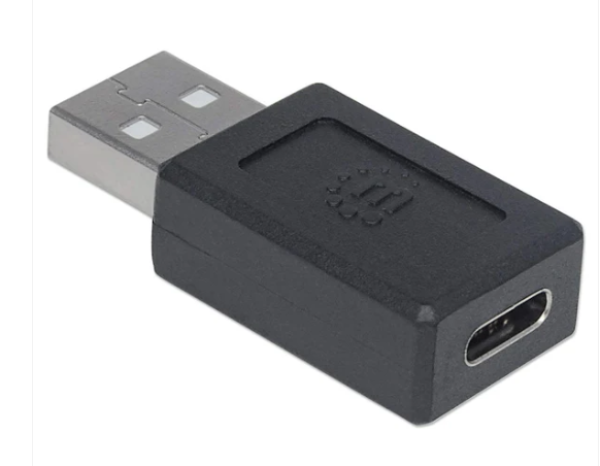 USB Adapter Manhattan 354653 USB 2.0 USB-A na USB-C