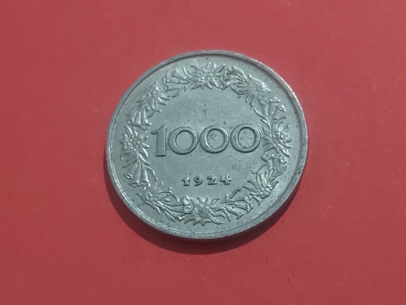 Austrija - 1.000 groschen 1924 god