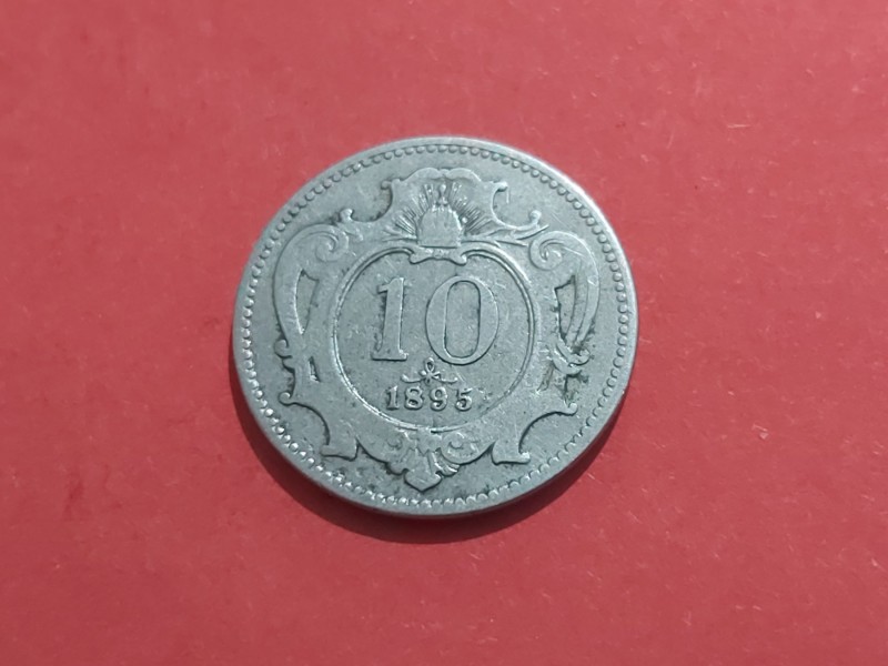 Austrija - 10 heller 1895 god