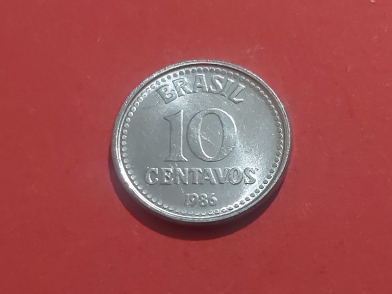 Brazil - 10 centavos 1986 god