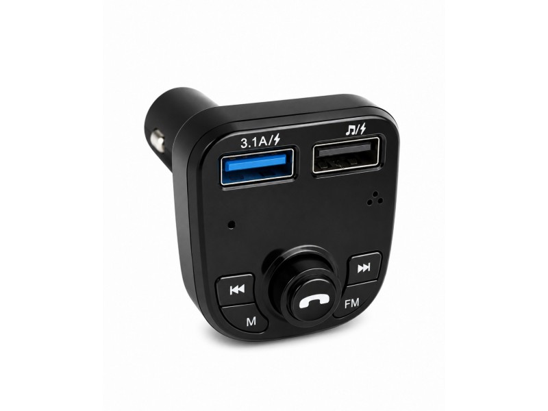 FM transmiter za kola – Bluetooth + USB punjač, 690rsd