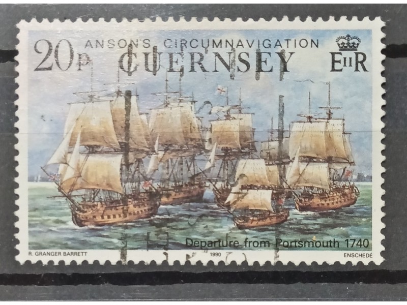 GUERNSEY 1990 - 250g. OD ODLASKA IZ PORTSMAUNTA