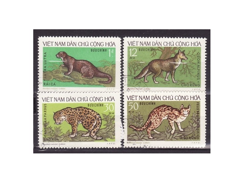 Viet Nam - životinje - 1972.