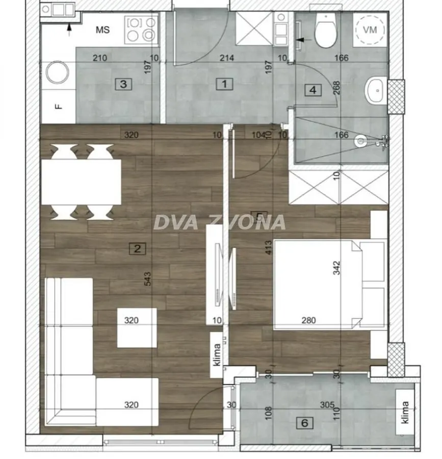 Prodaja, dvosoban stan, 42m², Telep, Novi Sad Sve Podlokacije