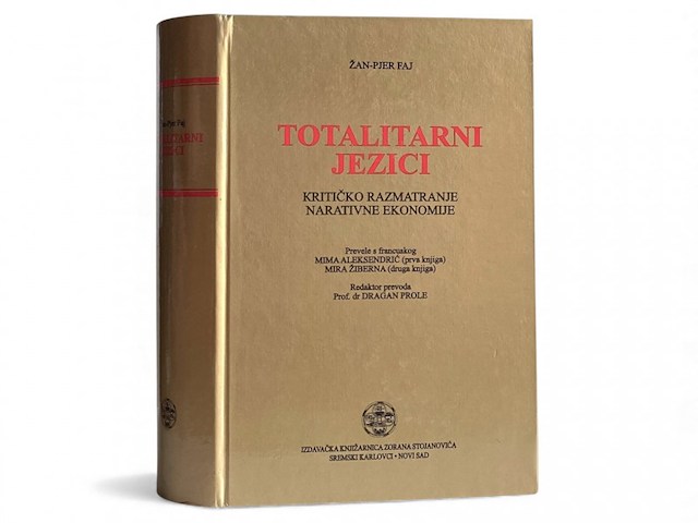 Totalitarni jezici - Žan-Pjer Faj