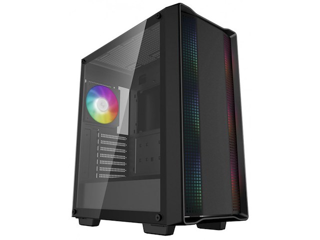 DeepCool CC560 ARGB V2 Kuciste  E-ATX, 4xARGB-120mm, Kaljena staklena strana,USB-3.0