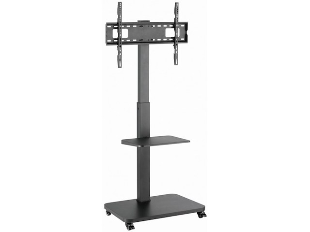 TVS-75S-02 Gembird Mobilni sto sa tockicima, 37-75, crne boje