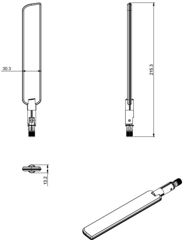 MIKROTIK HGO-LTE-W LORA/LTE ANTENA