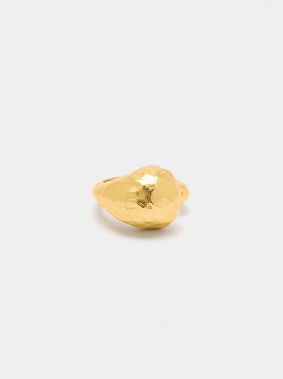 OPEN ASYMMETRIC RING - 18K GOLD PLATED