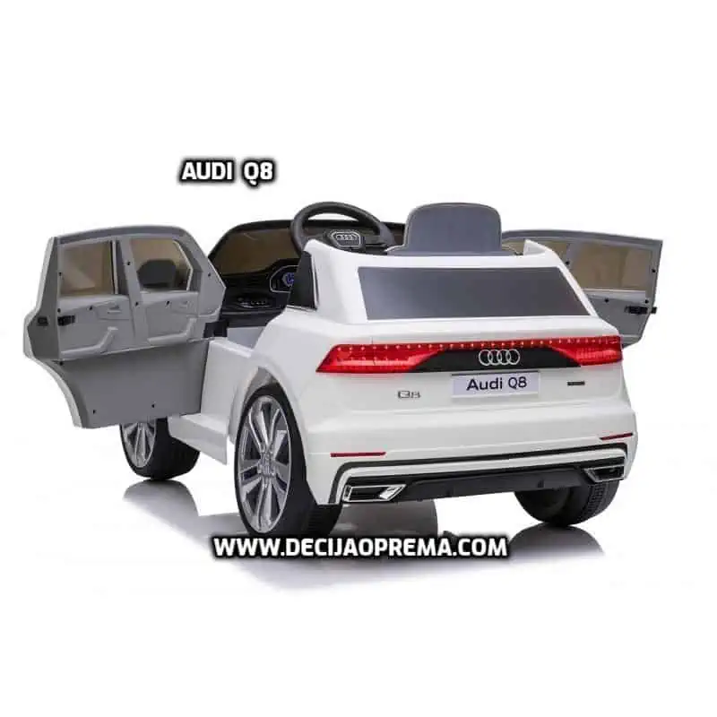 Audi Q8 Licensed na akumulator za decu Beli