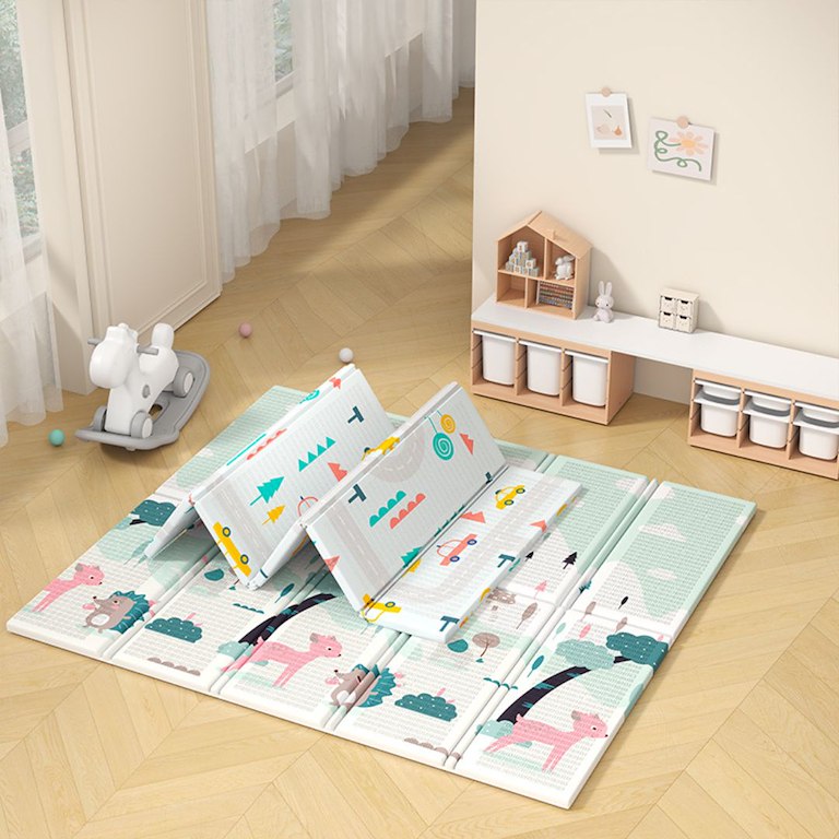 Baby Line Premium Collection Podloga za igru TRACK + DREAMLAND 180x200x1cm