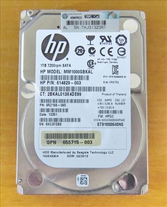 HPE 1TB 2.5 SATA3 Hot Plug Serverski MM1000GBKAL